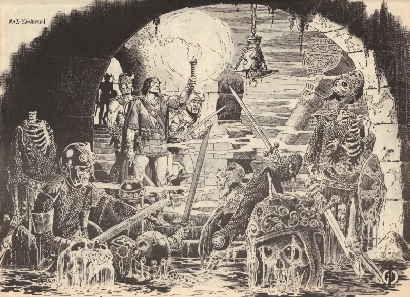 Cap'n's Comics: John Severin doing More Kull