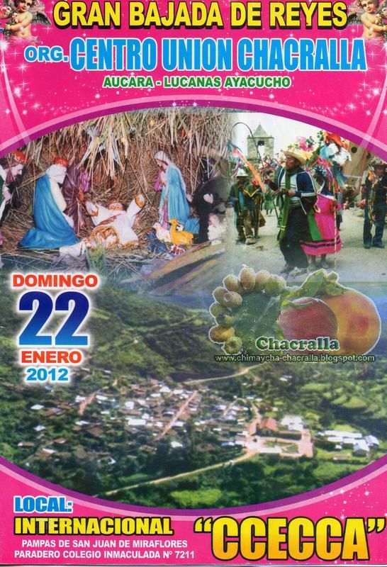 INVITACIÓN FIESTA COSTUMBRISTA BAJADA DE REYES 2012