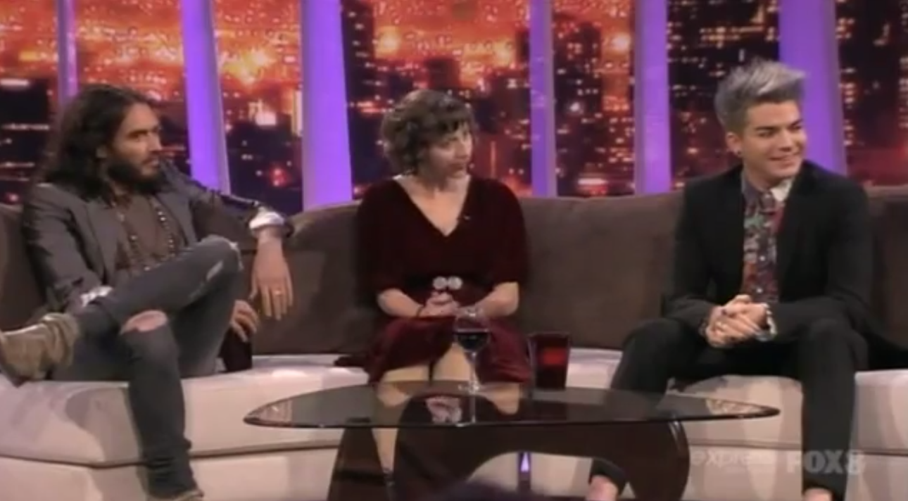 Lilybop 2012: Adam Lambert on ROVE LA Show, Taped Sept 26, 2012 Screencaps