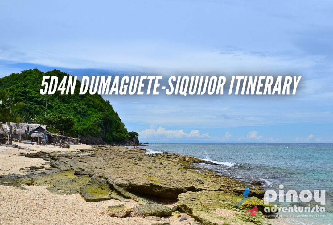SAMPLE DUMAGUETE - SIQUIJOR ITINERARIES for 3, 4, 5, 6 Days Tour or ...