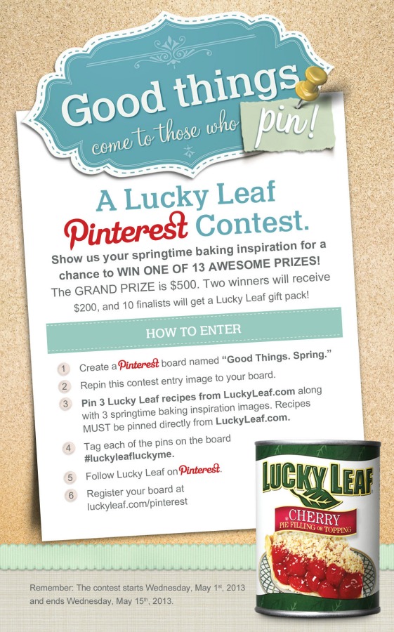 Full Bellies, Happy Kids: Pin and Win with Lucky Leaf!
