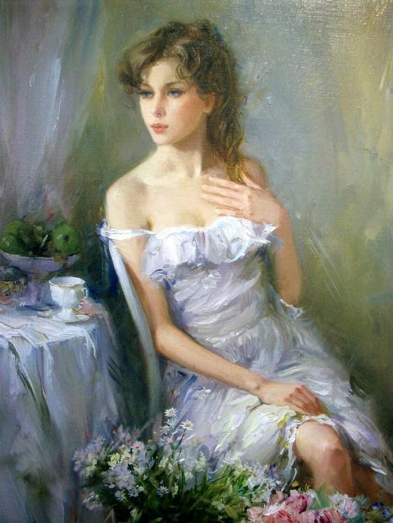 Charming and Glamorous Paintings by Konstantin Razumov