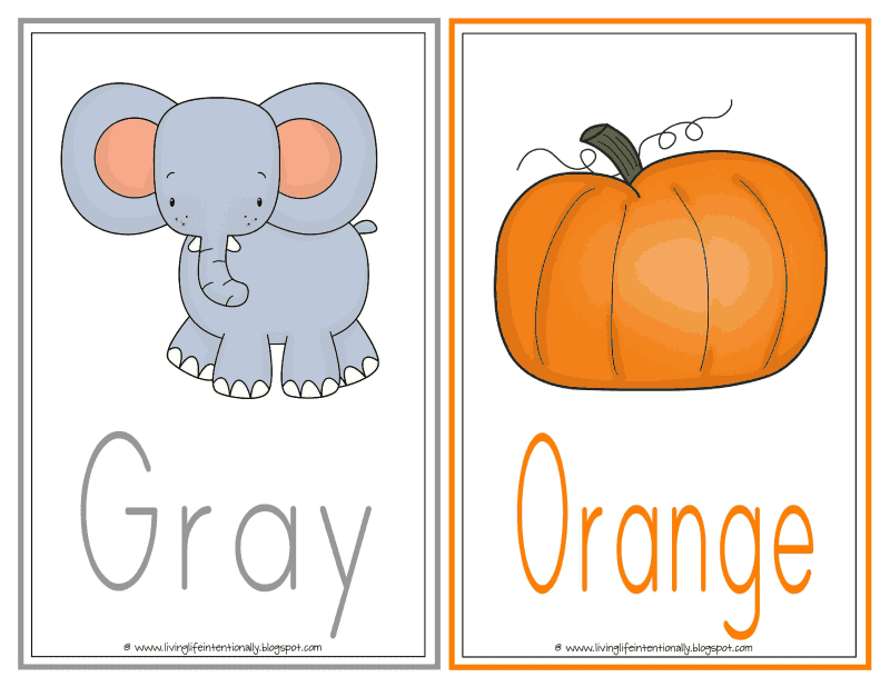 SGBlogosfera. María José Argüeso: COLOR WALL CARDS - COLOR FLASH CARDS