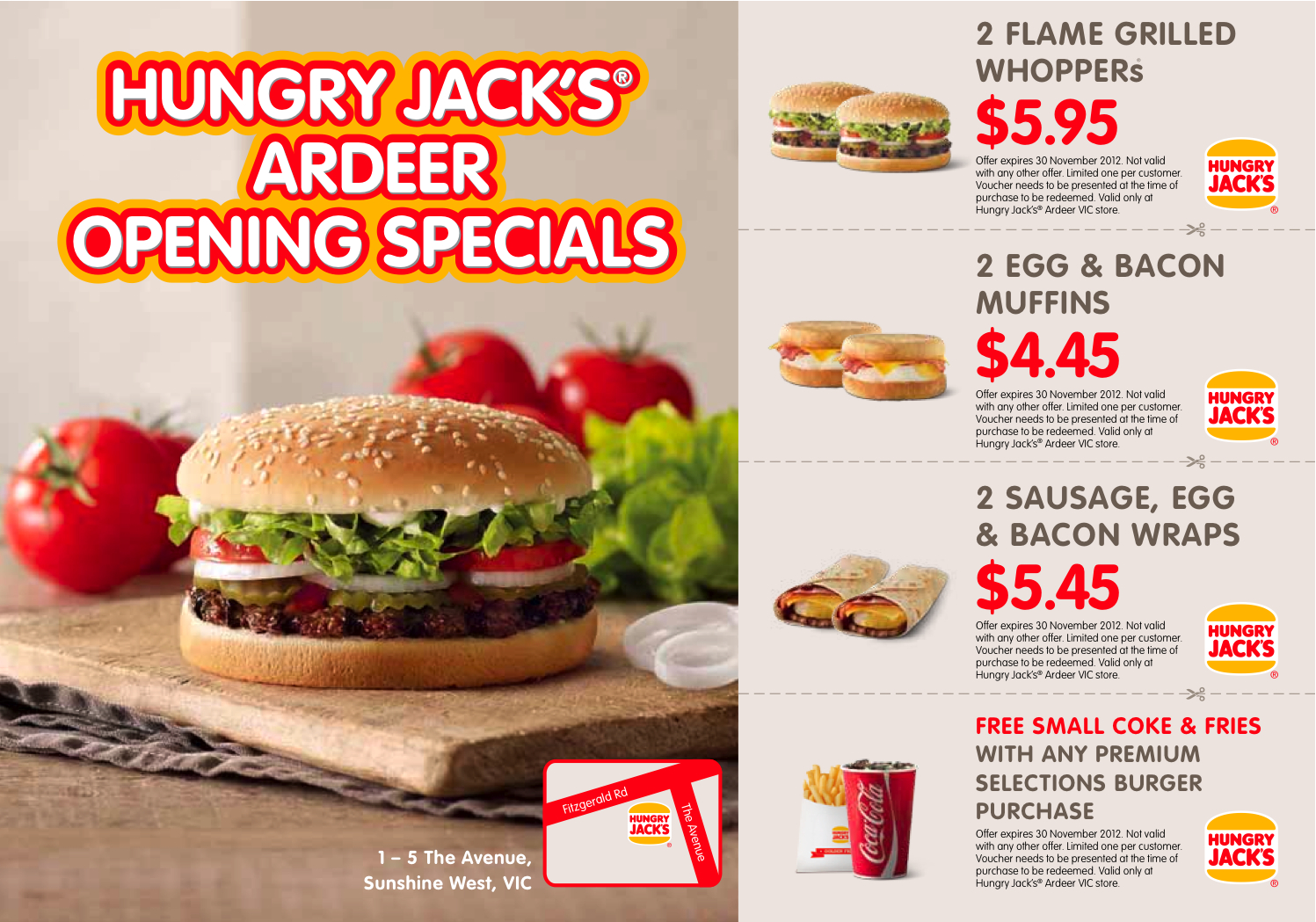 Matthew Cai Work Showreel: Hungry Jack's - Local Store Marketing
