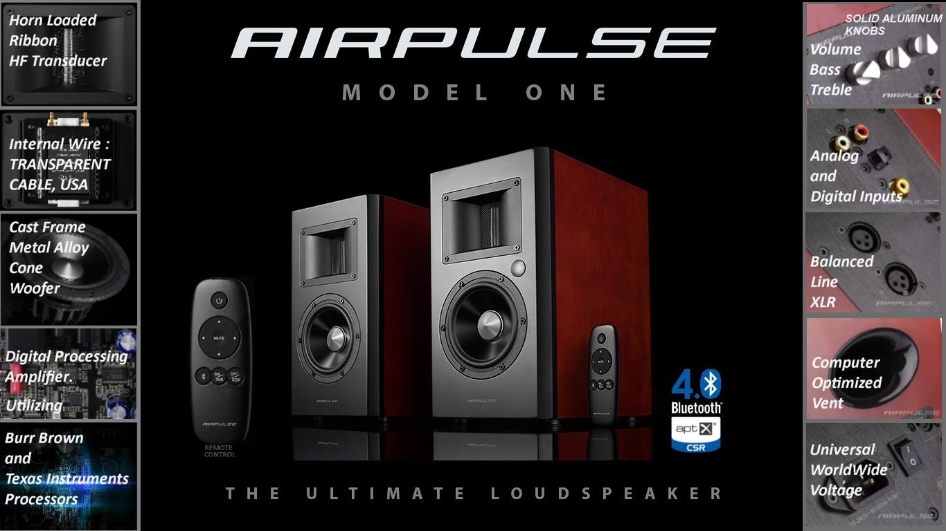 NEW AIRPULSE MODEL ONE SPEAKERS – Ultimate High-Fidelity