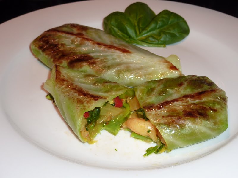 Jouelle's Kitchen: Stuffed Cabbage Parcels