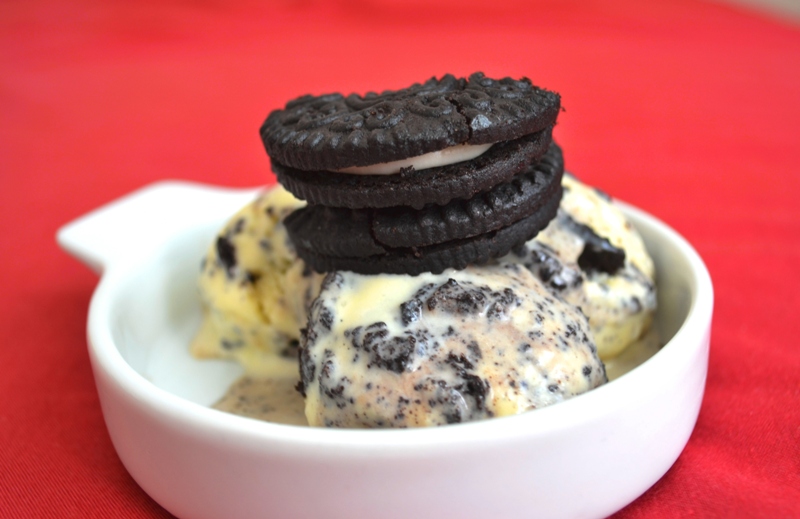 Sviesto lydimai: Ledai su Oreo