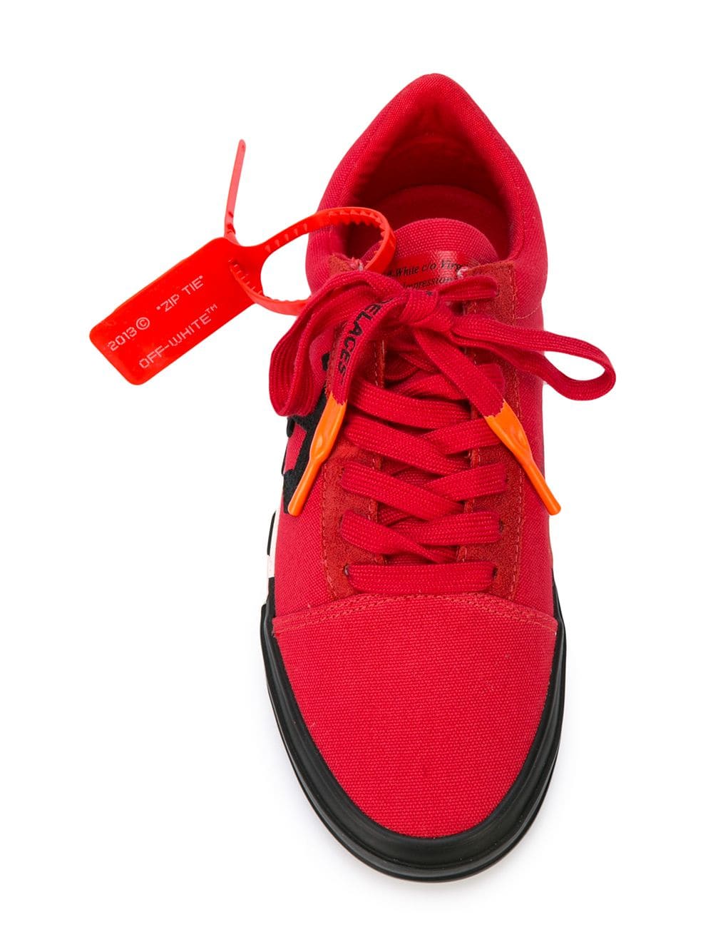 Roses In The Winter: Off-White Low-Top Sneakers | SHOEOGRAPHY