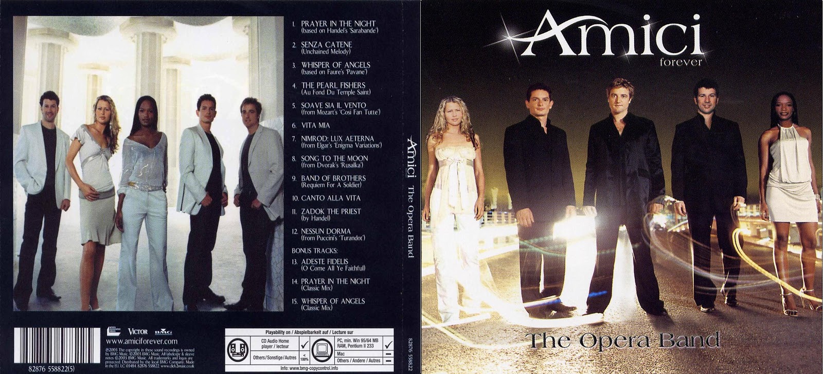 Los Altos Melomanos: Amici Forever - The Opera Band