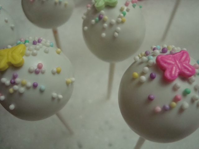 BLISS! Hawai`i Cake Pops & Truffles, LLC: Spring Butterfly Cake Pops