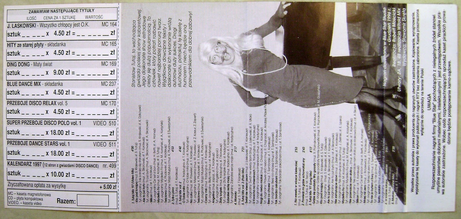 .: Stan Tutaj (1997) Tutaj Mix 97 (kaseta)