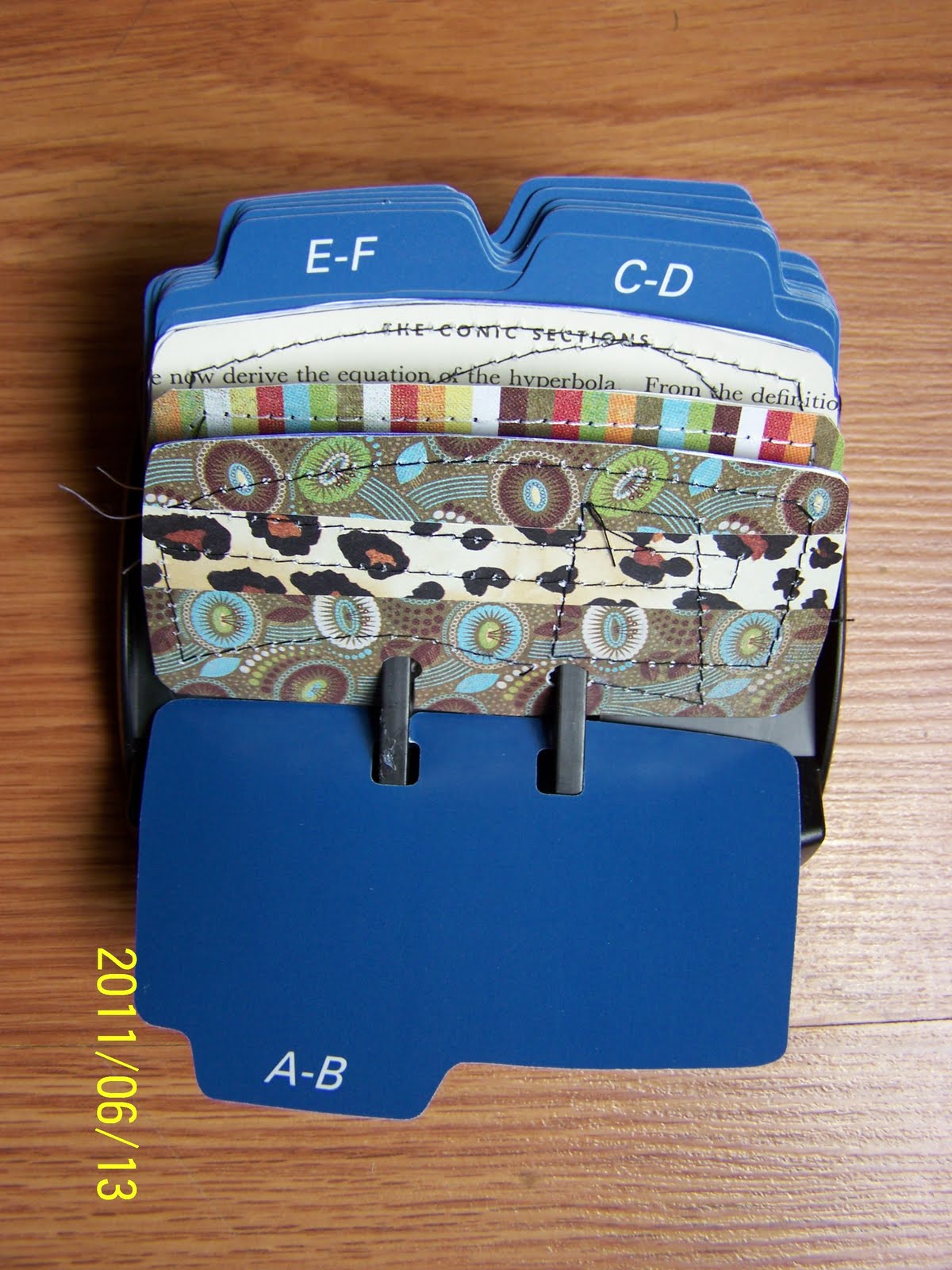 design for doing :): creative rolodex cards