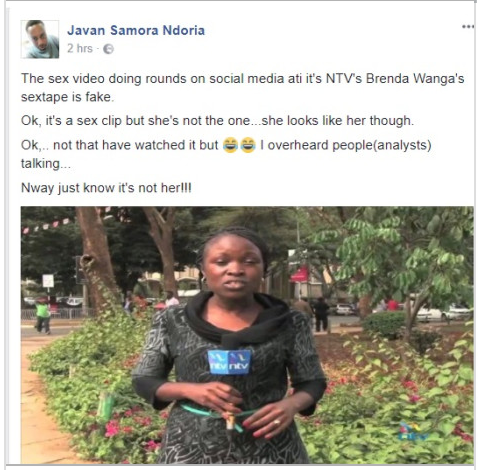 The Primestar Web: The TRUTH about NTV’s BRENDA WANGA’s leaked S£X ...