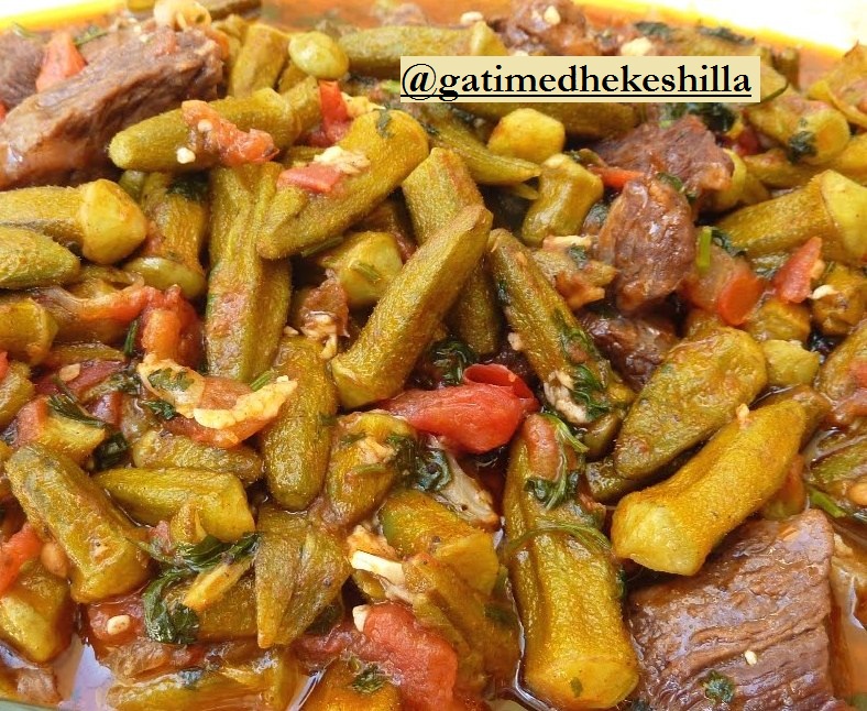 Gjelle me bamje dhe mish