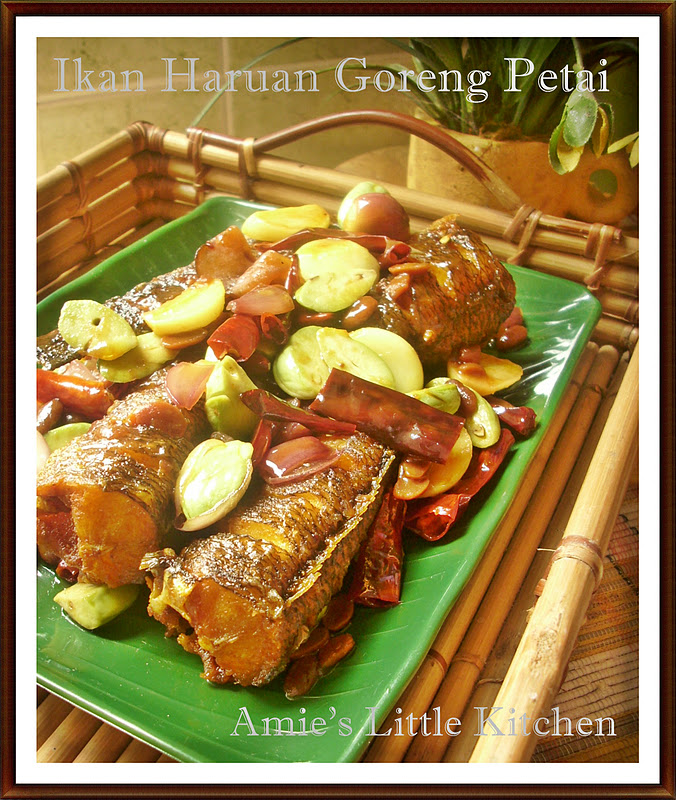 Ikan Haruan Goreng Petai - Amie's Little Kitchen
