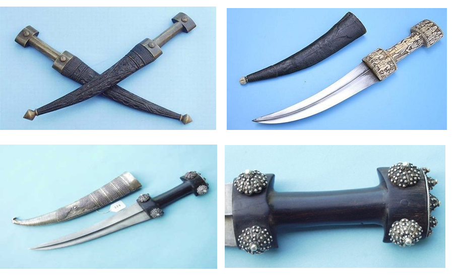 kurdistanart: Typical Kurdish Jambiya Dagger