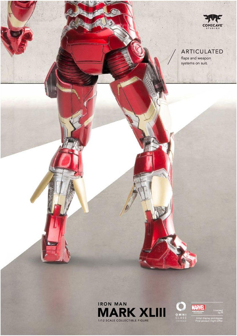 1/12 Scale Iron Man Mark 43 by Comicave Studios / Announcement of New ...