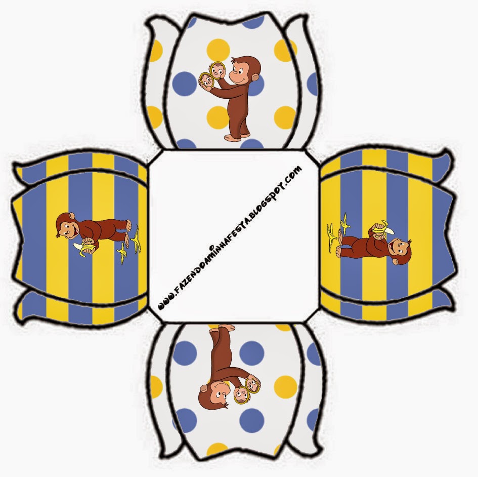 Curious George: Free Printable Boxes. - Oh My Fiesta! in english