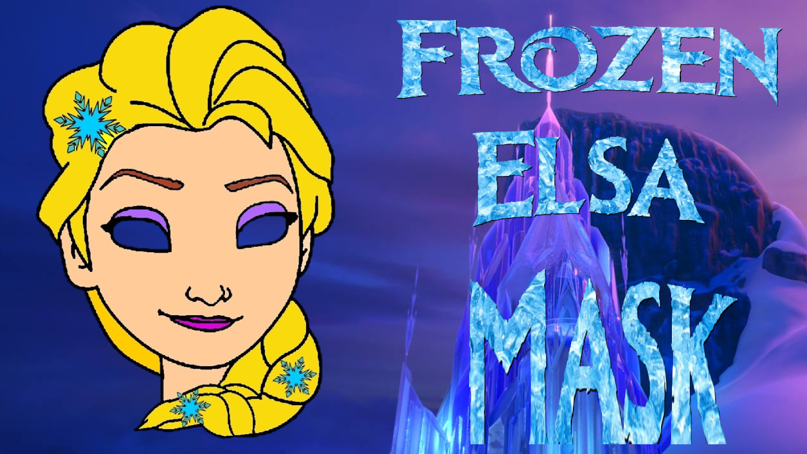 Frozen Elsa Maskeleri | 3D Kağıt Maket Sanatı