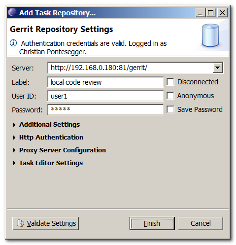 Code & Me: Using your gerrit server in eclipse