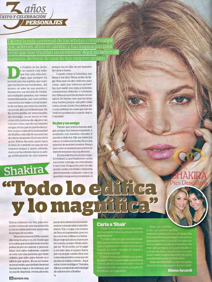 Shakira Medicine: Shakira en la edición especial de la revista Vea ...