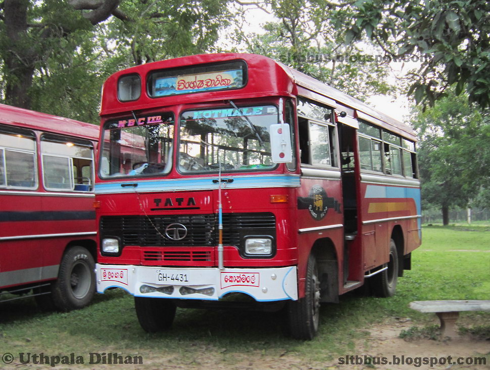 SLTB buses - ශ්‍රී ලංගම බස්: Ruby bodied TATA 1510 D Padaviprapthi bus ...
