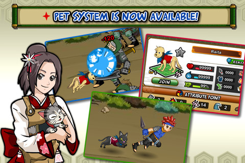 Ninja Saga 1.2.3 for iphone ipad:Touch Screen Game Download