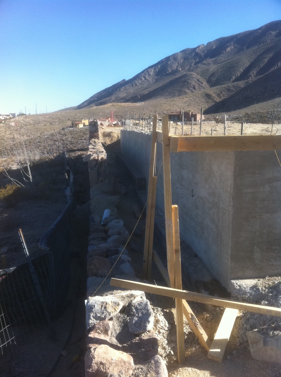 Stockton Residence: Stem Wall Complete - Foundation Forms Started