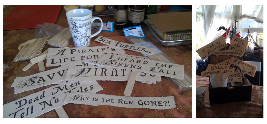 SarBear Stuff: The Making Of ~ A Pirate Pa-rrRrr-ty