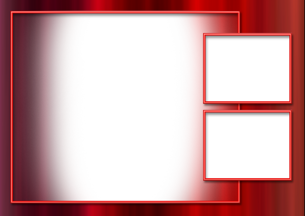 Art Gallery 89: Red Simple Frame for Photo