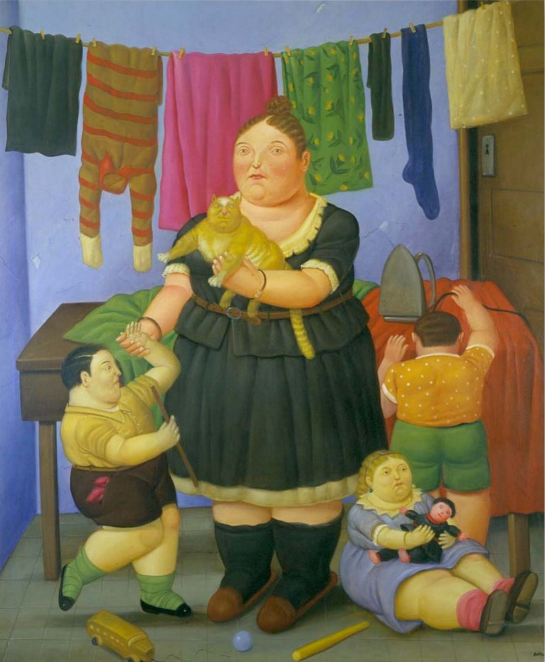 Arte y Actividad Cultural: Fernando Botero y Sus Obras de Mujeres "Gordas"