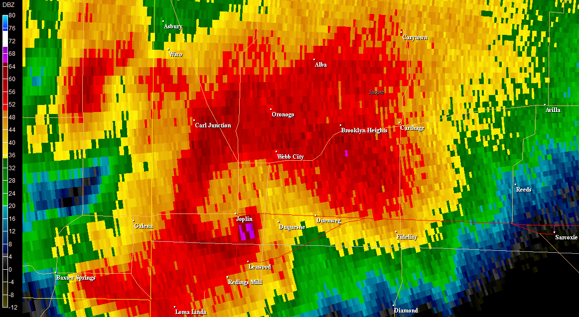 Justyn Jackson's Weather Blog: Radar Images of Joplin Tornado **Updated**