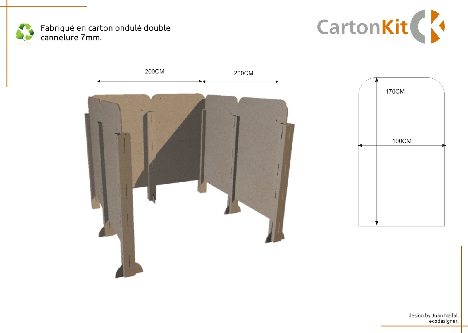 Carton Kit - Créations Objets et Meubles 100 % Carton: Panneau Carton