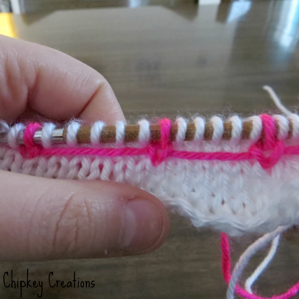 Chipkey Creations: White and Neon Pink Hat Pattern