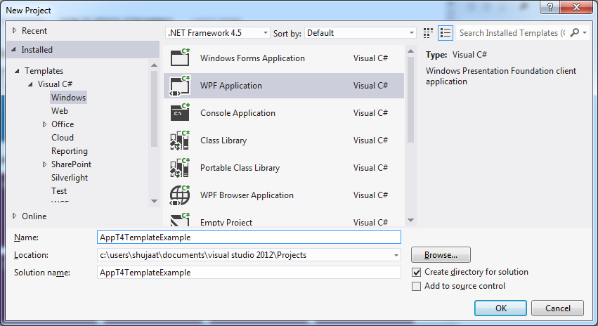 Muhammad Shujaat Siddiqi: Visual Studio 2012 - Debug T4 Template