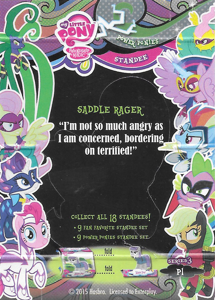 My Little Pony Saddle Rager Series 3 Trading Card | MLP Merch