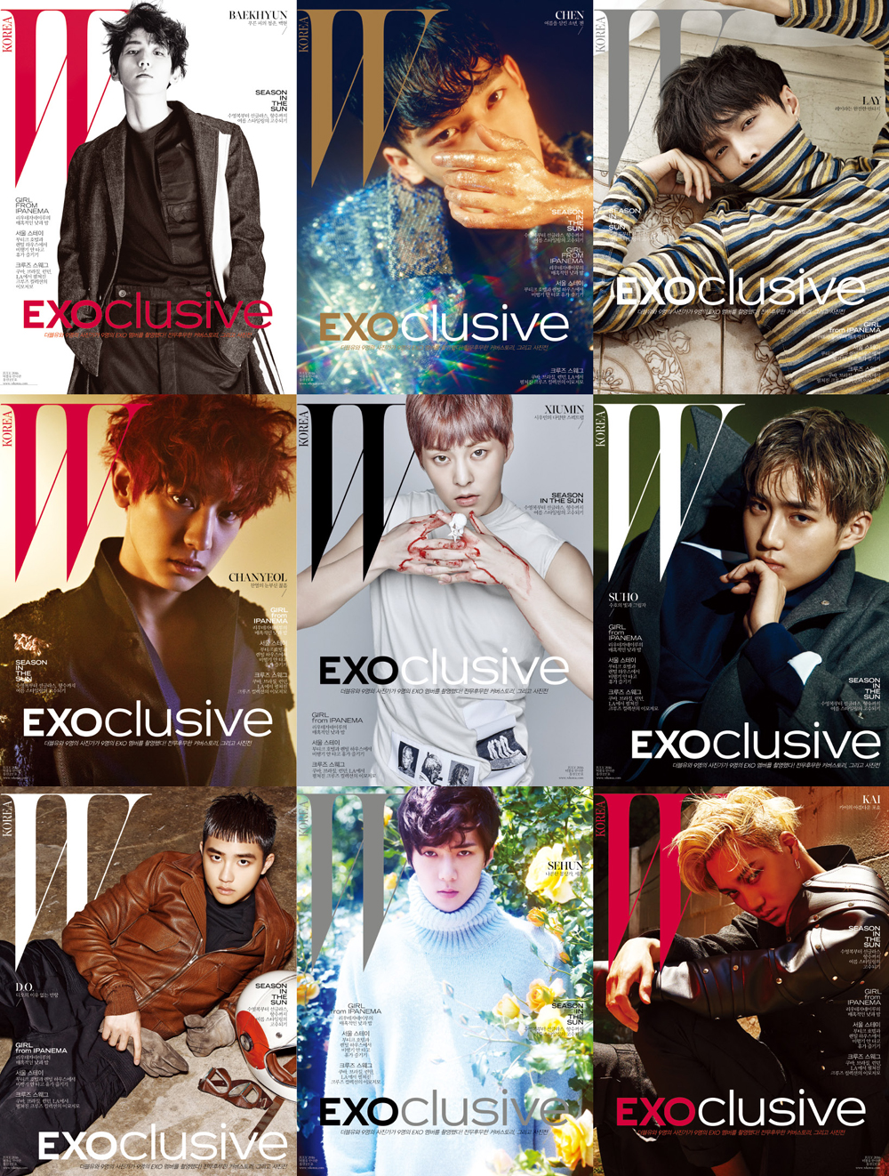 EXO For 'W Korea'! :: Daily K Pop News | Latest K-Pop News