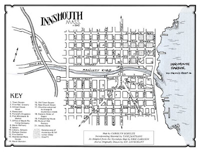 Panteón de Juda: Innsmouth: Mapa e Historia