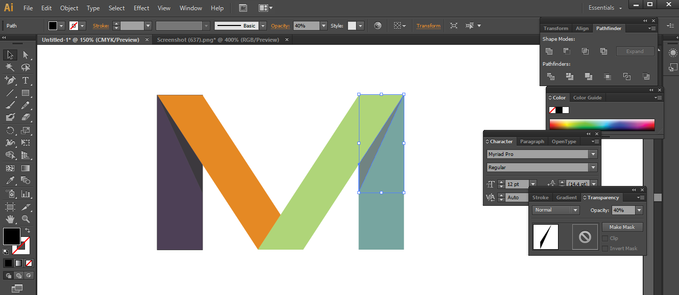 How to Create Folded Logo Design - Photoshop Photo Editing | Image ...