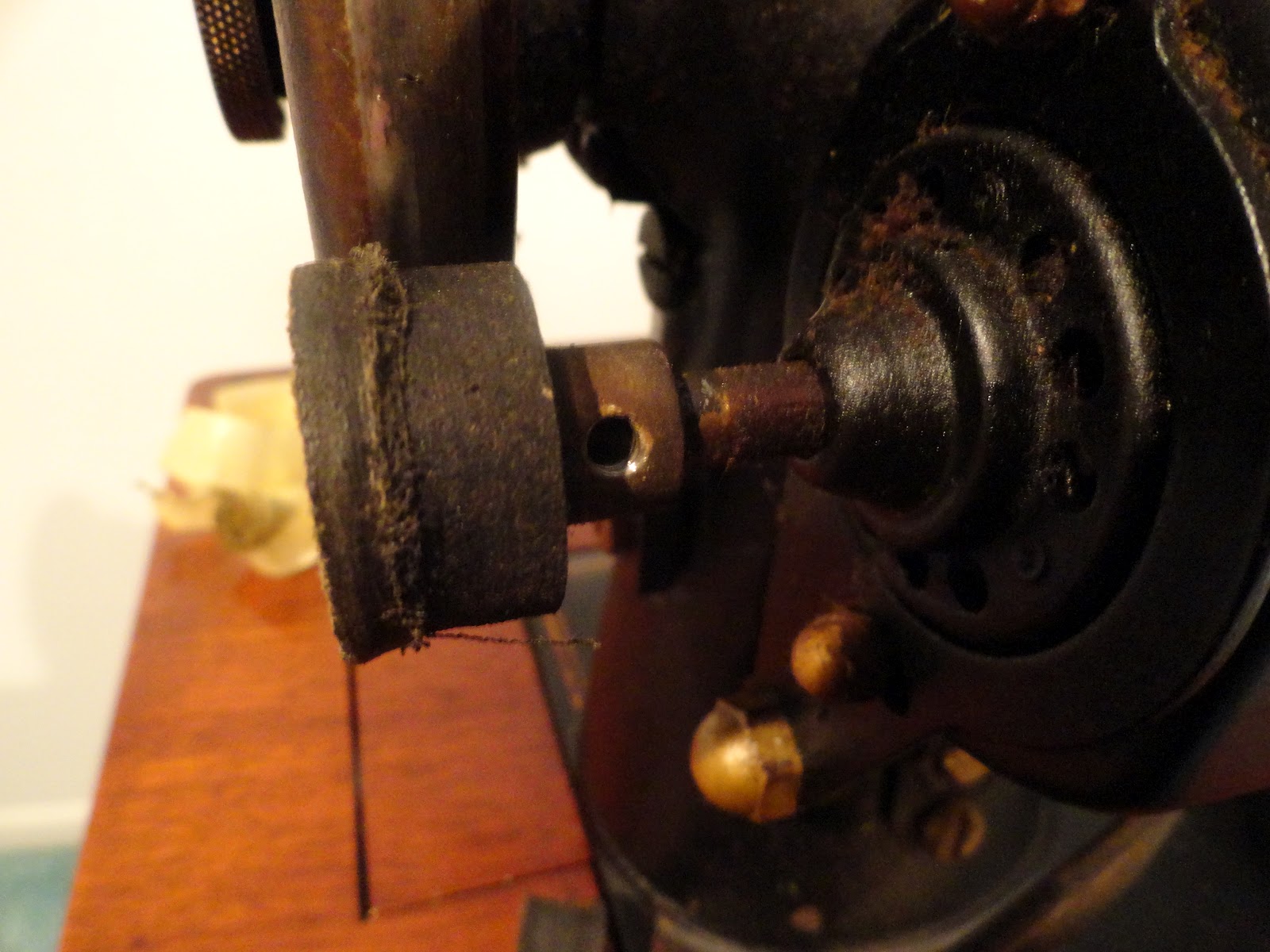 Sewing By Day: New Home Model NLR: One Dirty Machine