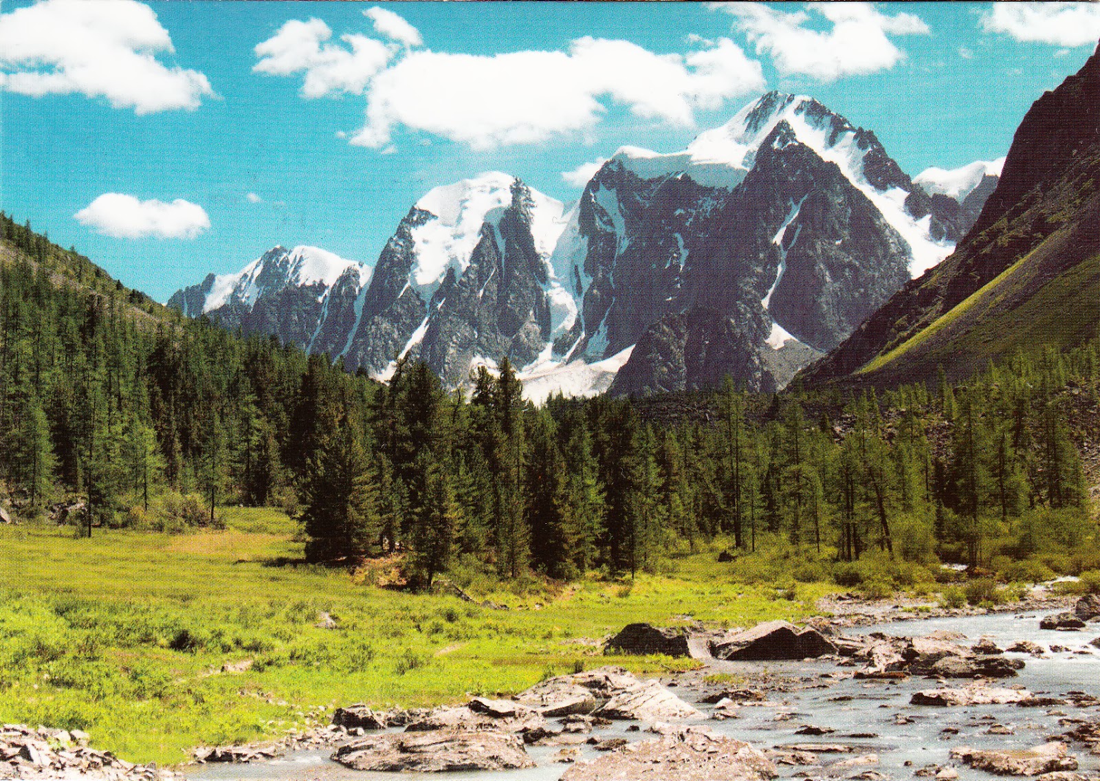 My postcard and stamp week: Russia: Golden Mountains of Altai