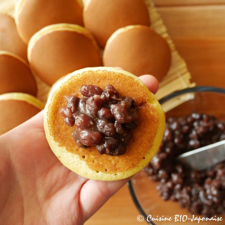Cuisine BIO-Japonaise: Dorayaki (pancake à la pâte d'azuki)