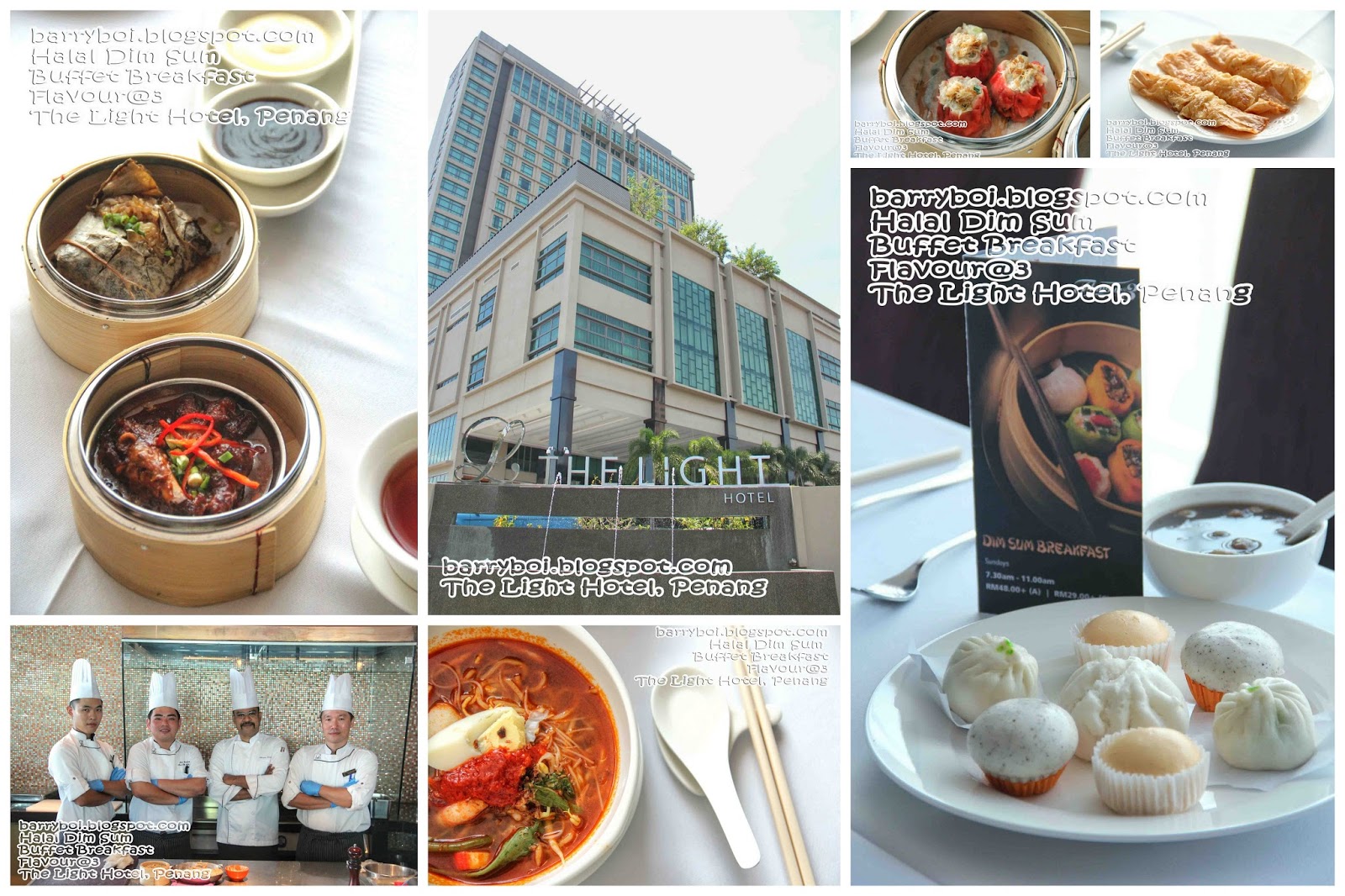 Halal Dim Sum Buffet Breakfast at The Light Hotel Penang