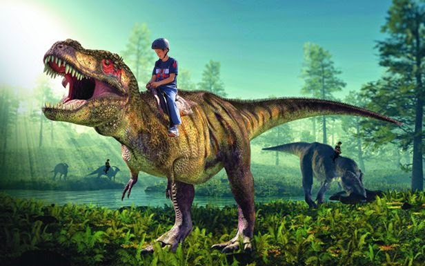 Graphic Design, By: Tray Cromwell: EXTREME T-REX RIDING