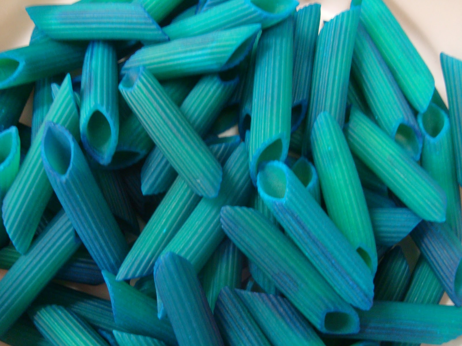 Joyful Learning in the Early Years: Coloured Pasta Necklaces