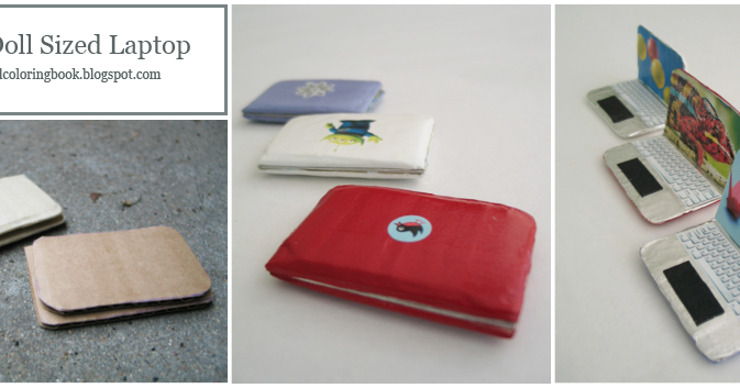 DIY Clamshell Laptop for Your Favorite Doll