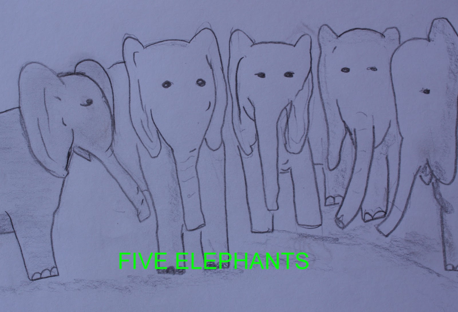 Poetry for Kids Joy: FIVE ELEPHANTS