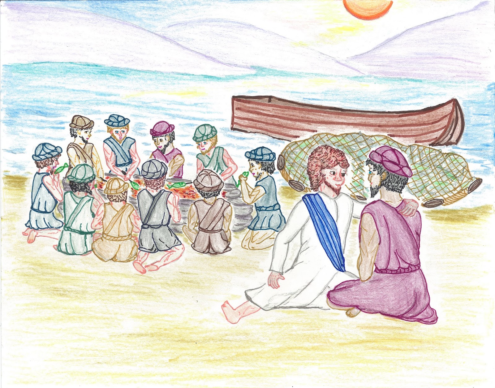 Free Bible School Materials: God's Sheep Visuals: Shepherded Sheep ...