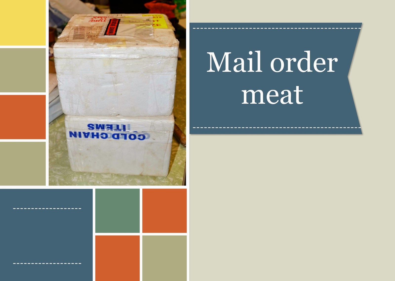 Happy Hamby Campers: Mail-order meat ...