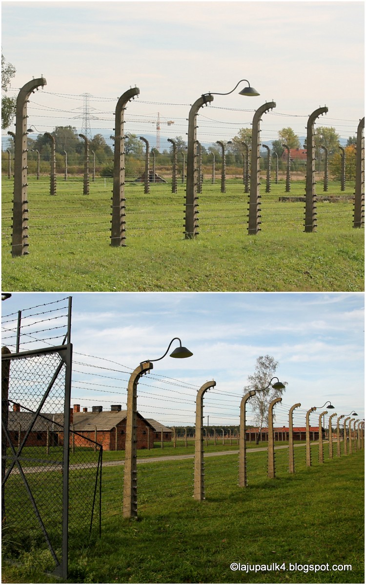 Through the Lands of Holocaust: Barbed wire electric fences and guard ...
